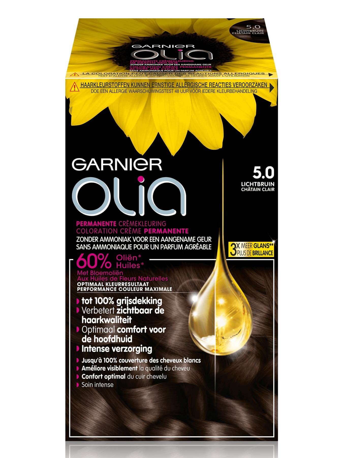 Garnier Olia 5.0 Lichtbruin Haarkleuring | Garnier Olia